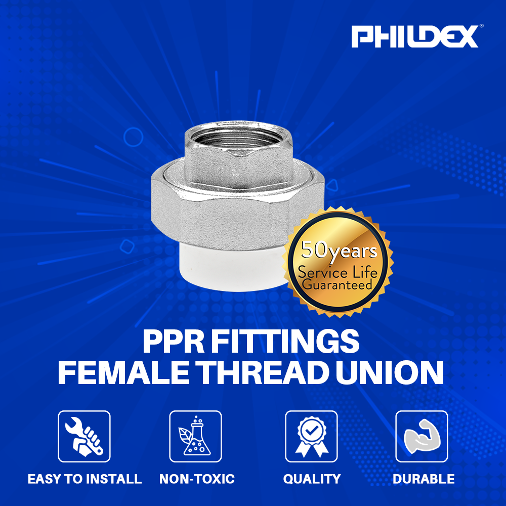 PHILDEX PPR Fittings - Female Thread Union | Lazada PH