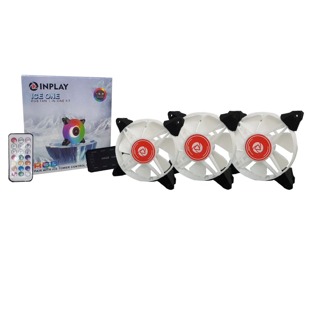 COD INPLAY 3 in 1 ICE TOWER RGB FAN KIT INCLUDING HUB AND CONTROLLER ...