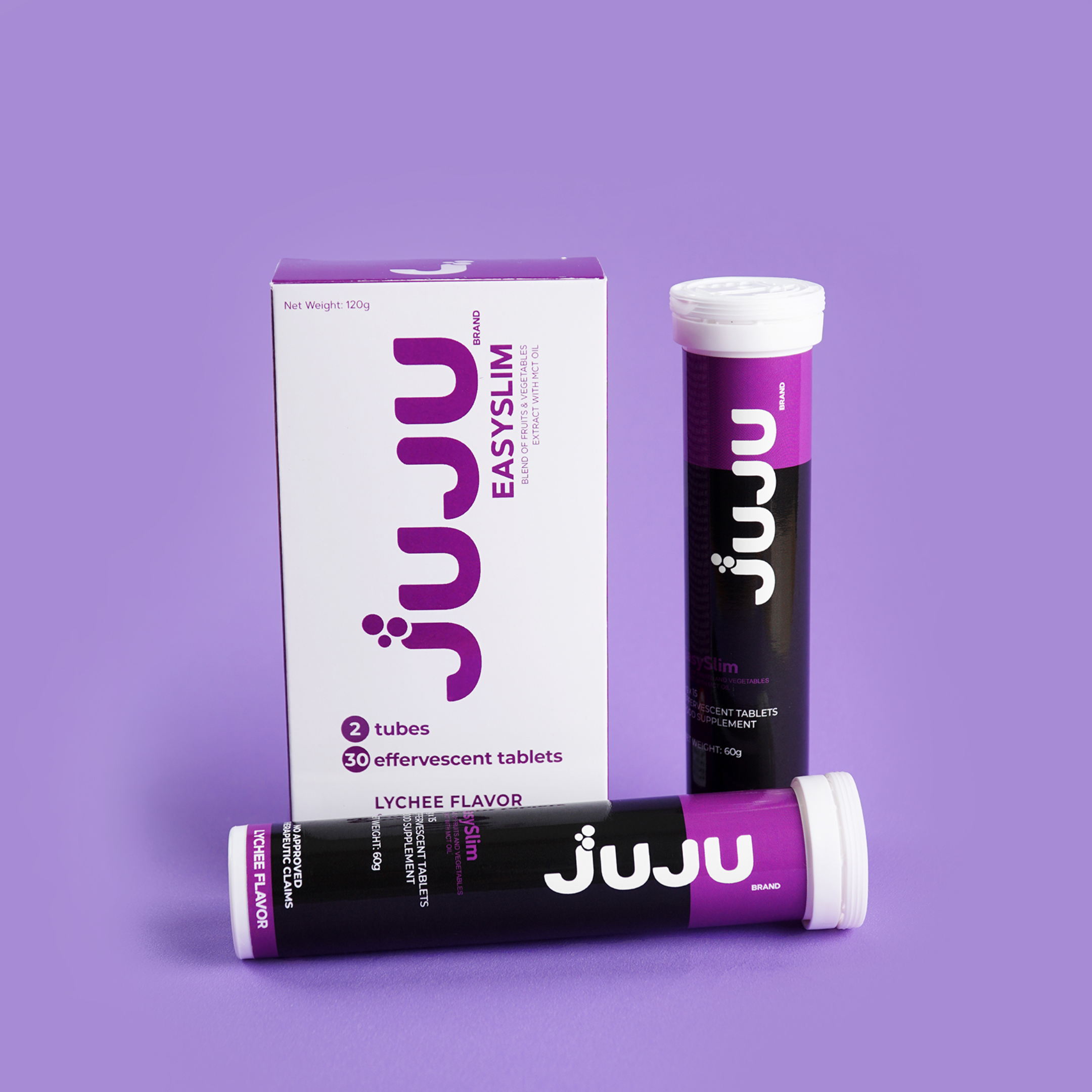 JUJU EasySlim - 1 Box (30 Effervescent Tablets) Best for Slimming ...
