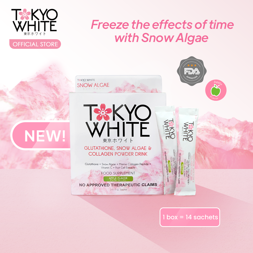 Tokyo White Snow Algae Powder (1 box = 14 sachets) | Lazada PH