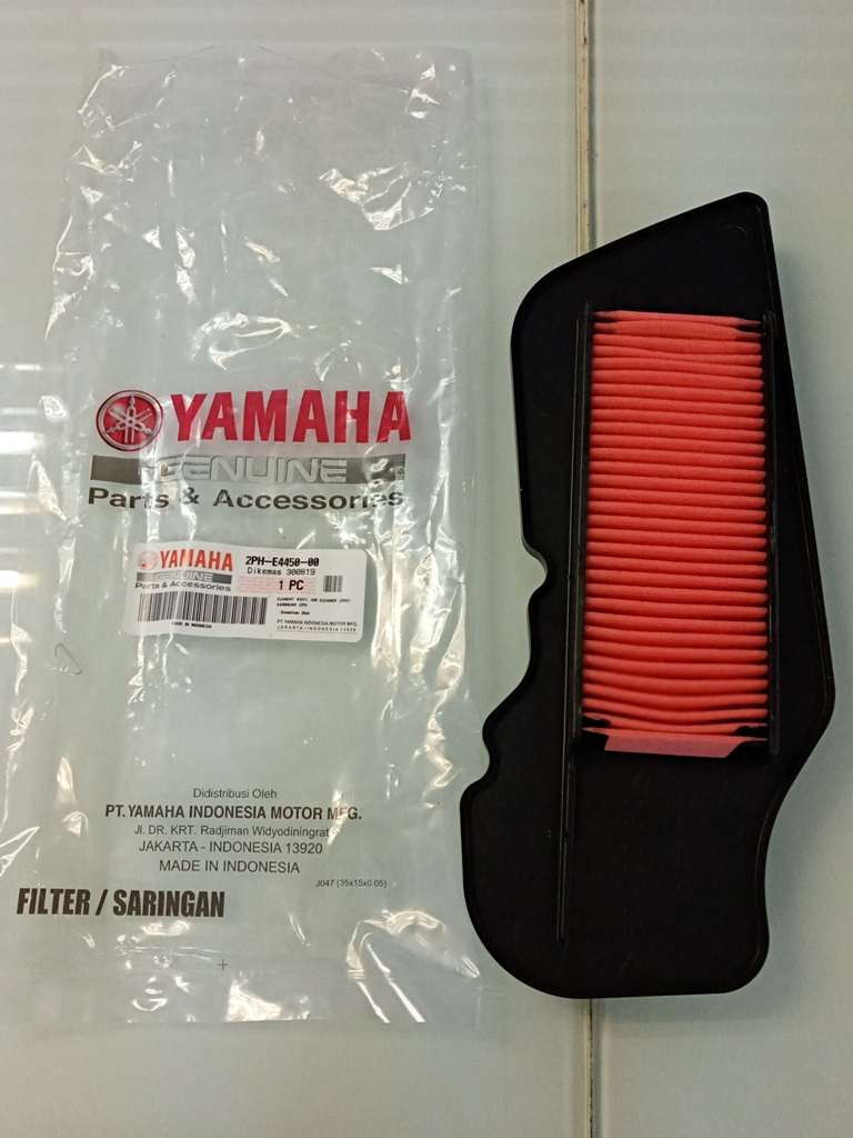 ORIGINAL YAMAHA AIR FILTER FOR MIO I 125/S, MIO SOUL I 125/S (2PH-E4450-00-00 or 2PH-E4450-20-00 ...