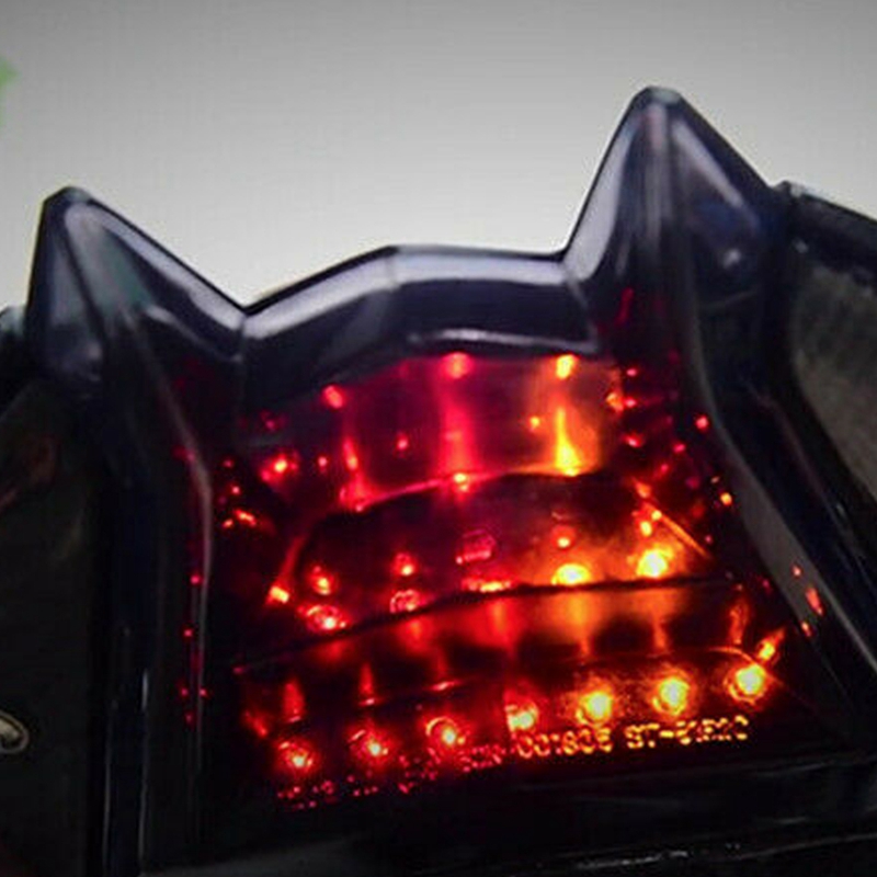 Motorcycle Sequential LED Tail Lights Brake Rear Turn Signals ...