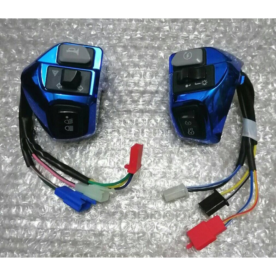 HANDLE SWITCH AEROX BLUE (SHARK KING) | Lazada PH