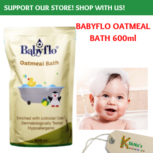 KlikNa's BabyFlo Oatmeal Bath 600ml | Lazada PH