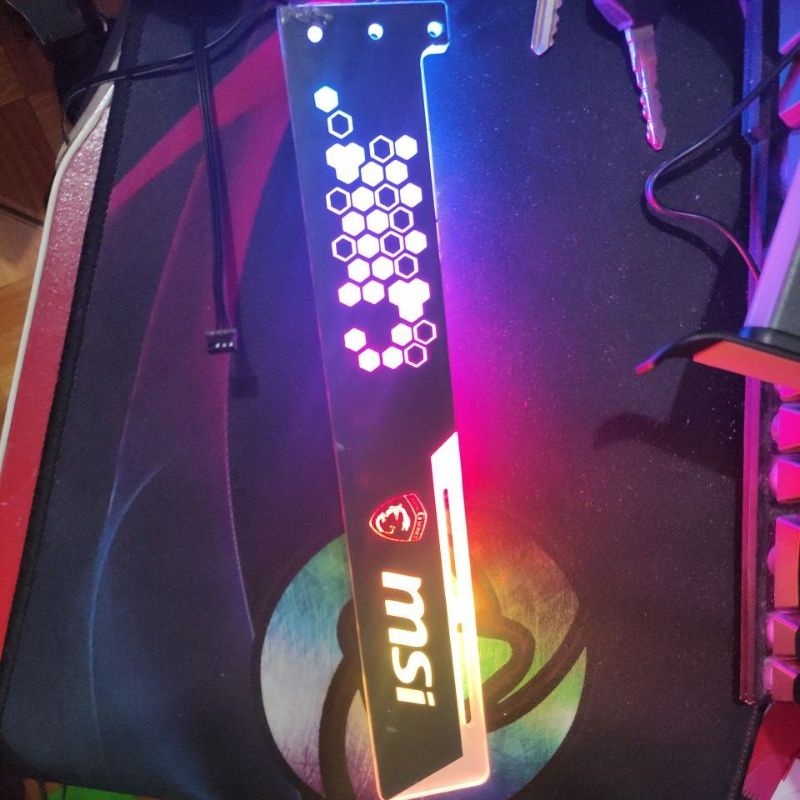 Electric-YL [COD]TUF GAMINGMSIROGAORUS RGB COMPUTER GPU BRACKET ANTI ...