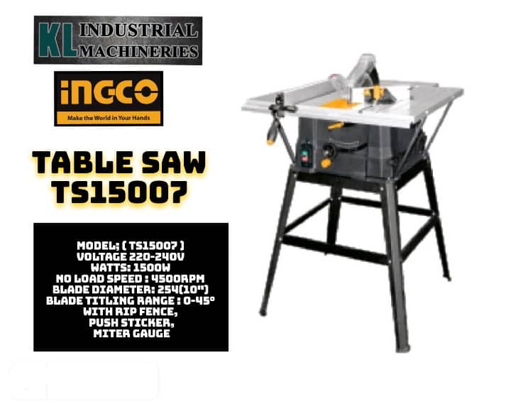 INGCO Table Saw 10 '' (TS15007 ) | Lazada PH