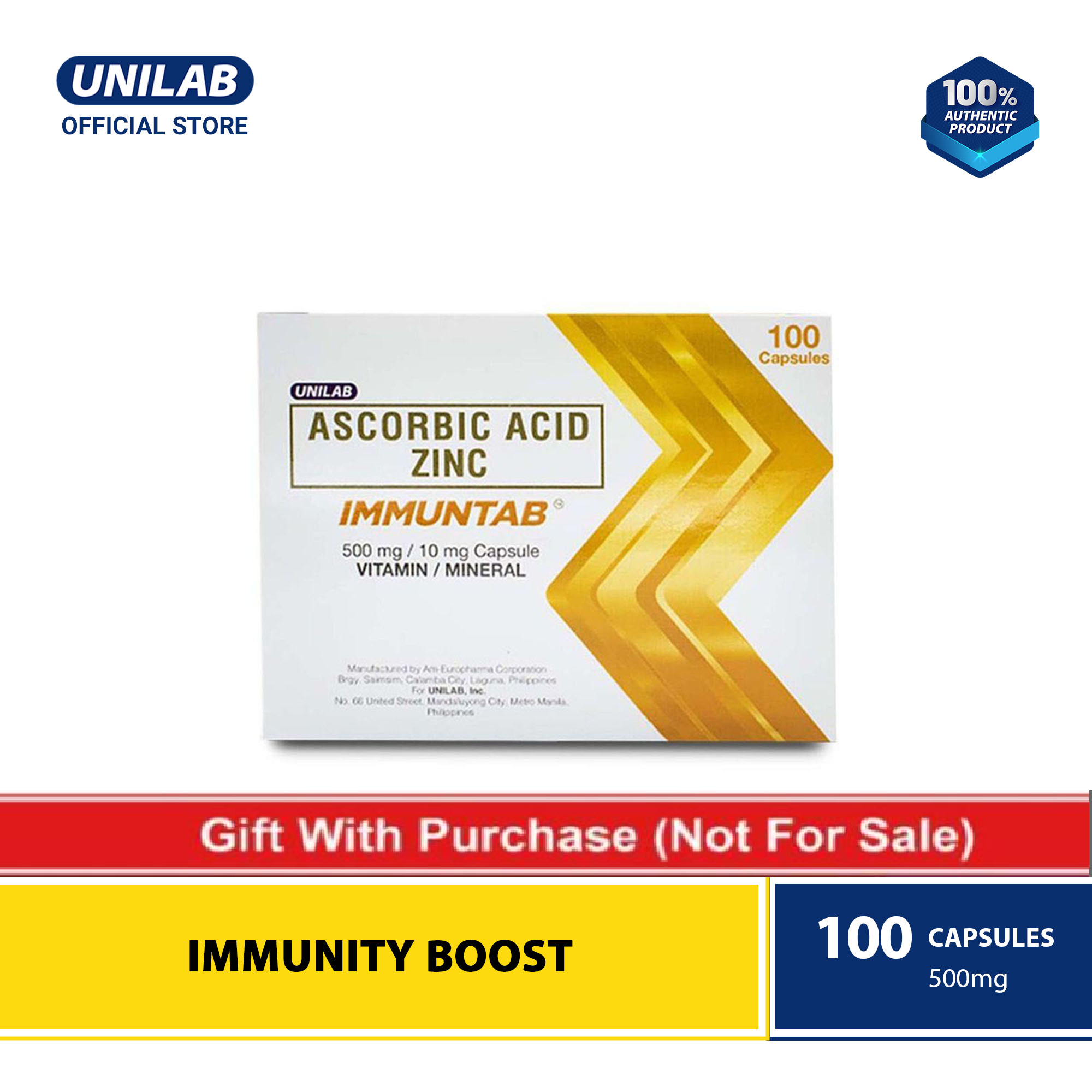 Immuntab 100s GWP/NOT FOR SALE | Lazada PH