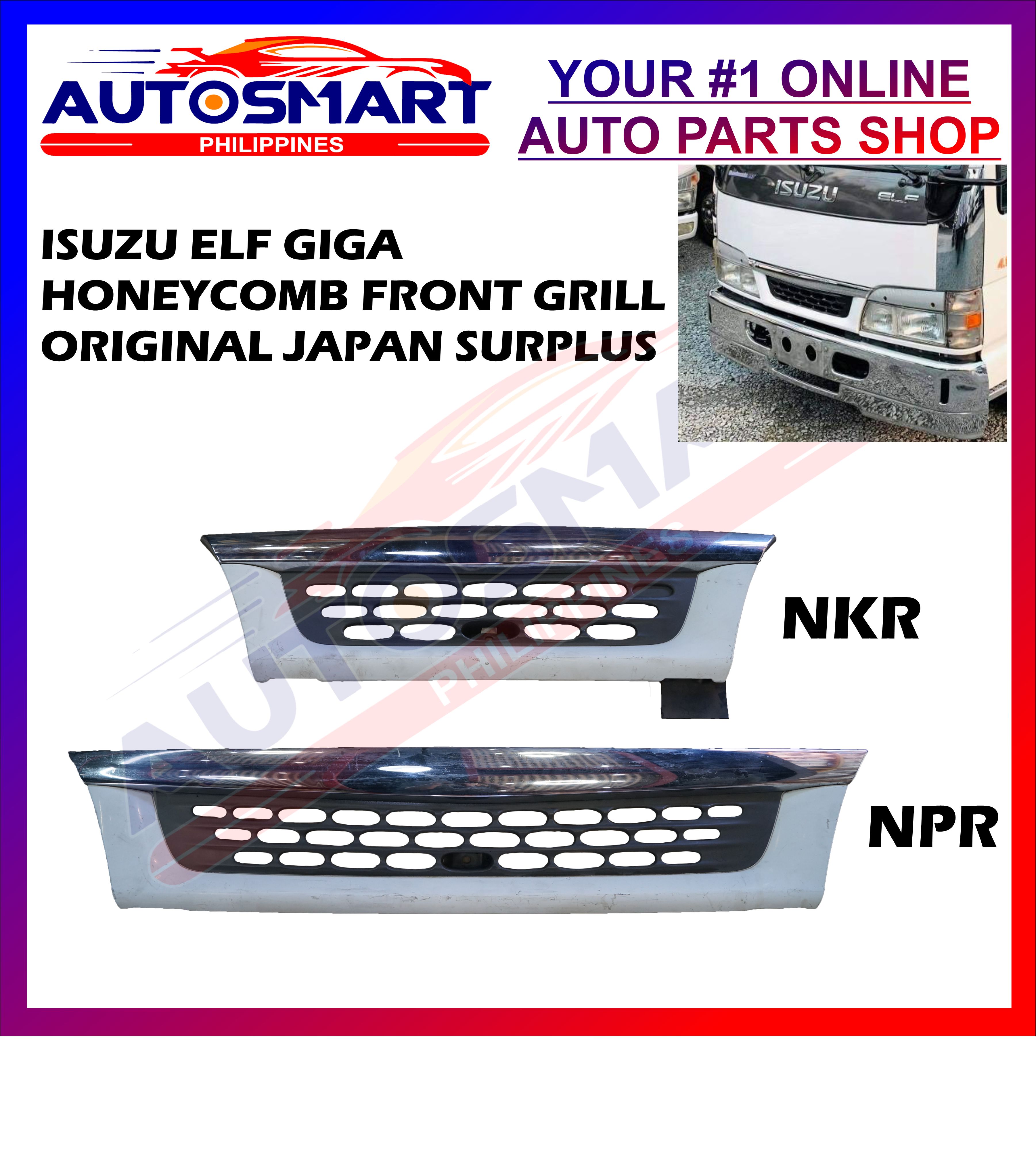 Japan Surplus Isuzu Elf Giga NKR/NPR All Chrome Front Grill Honeycomb Type | Lazada PH