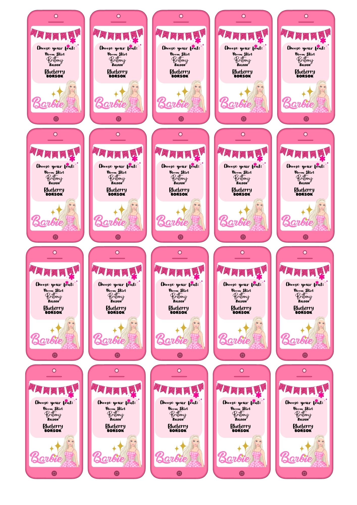 Customized Sticker Label (A4 Size whole sticker paper) | Lazada PH