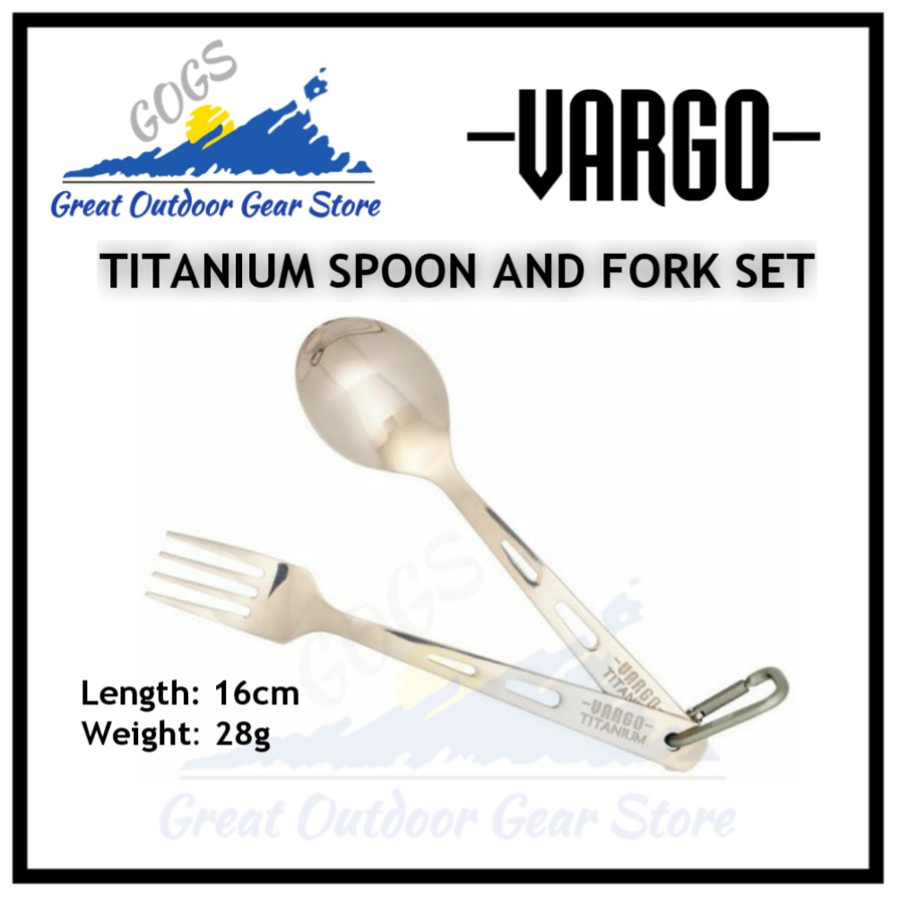 VARGO Titanium Spoon and Fork Set | Lazada PH