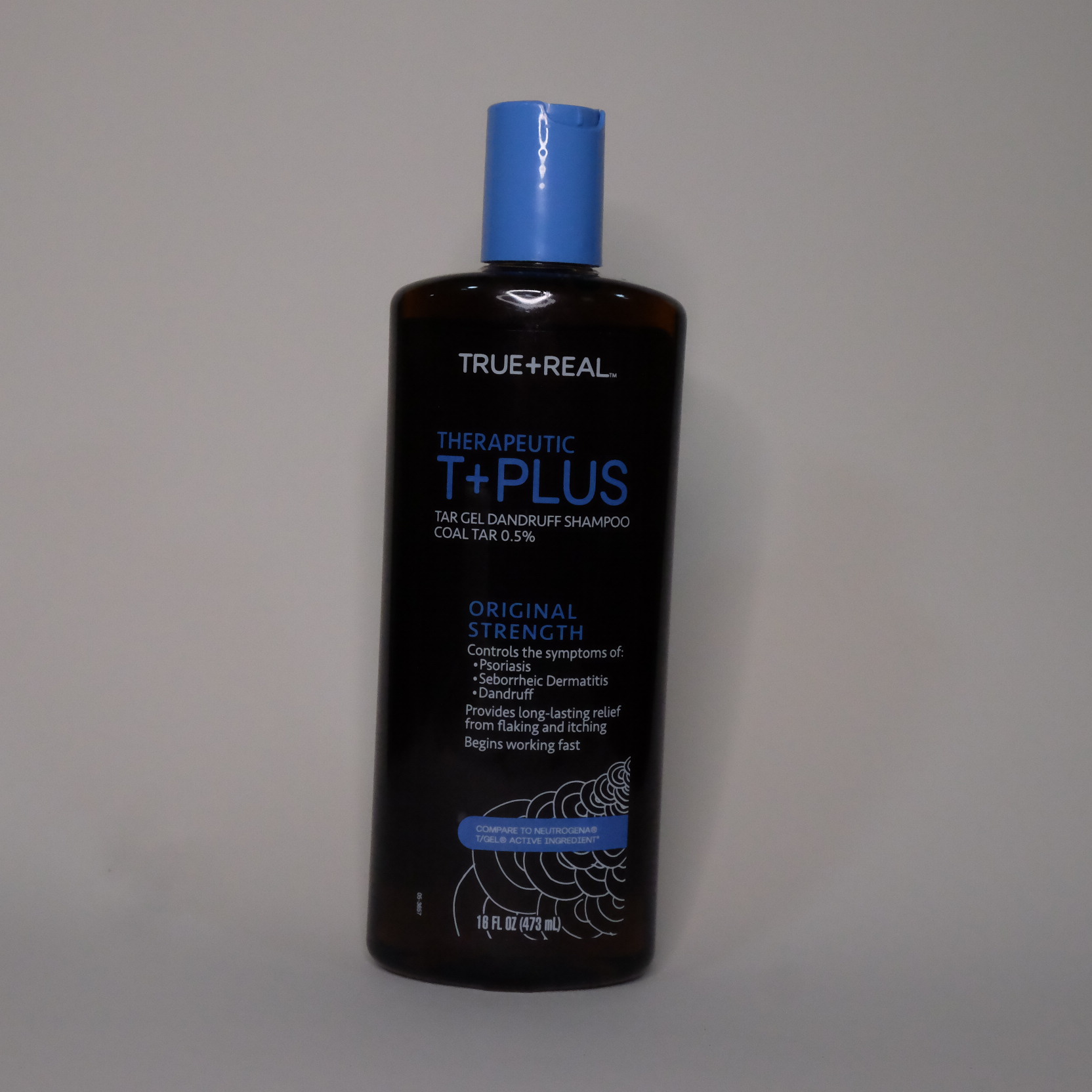 True + Real Therapeutic T + Plus Tar Gel Dandruff Shampoo Coal Tar 0.5% ...