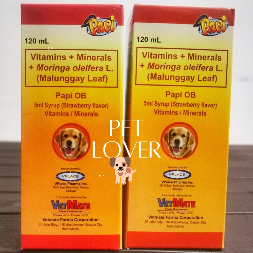 Papi OB syrup 120ml Vitamins mineral | Lazada PH