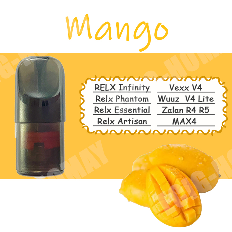 RelxInfinity Replace Pod Relx5 Phantom Full Set Replacement Cartridge ...