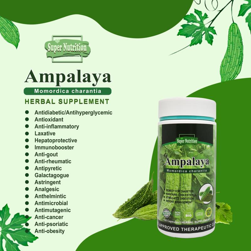 Ampalaya Food Supplement 100 capsules | Lazada PH