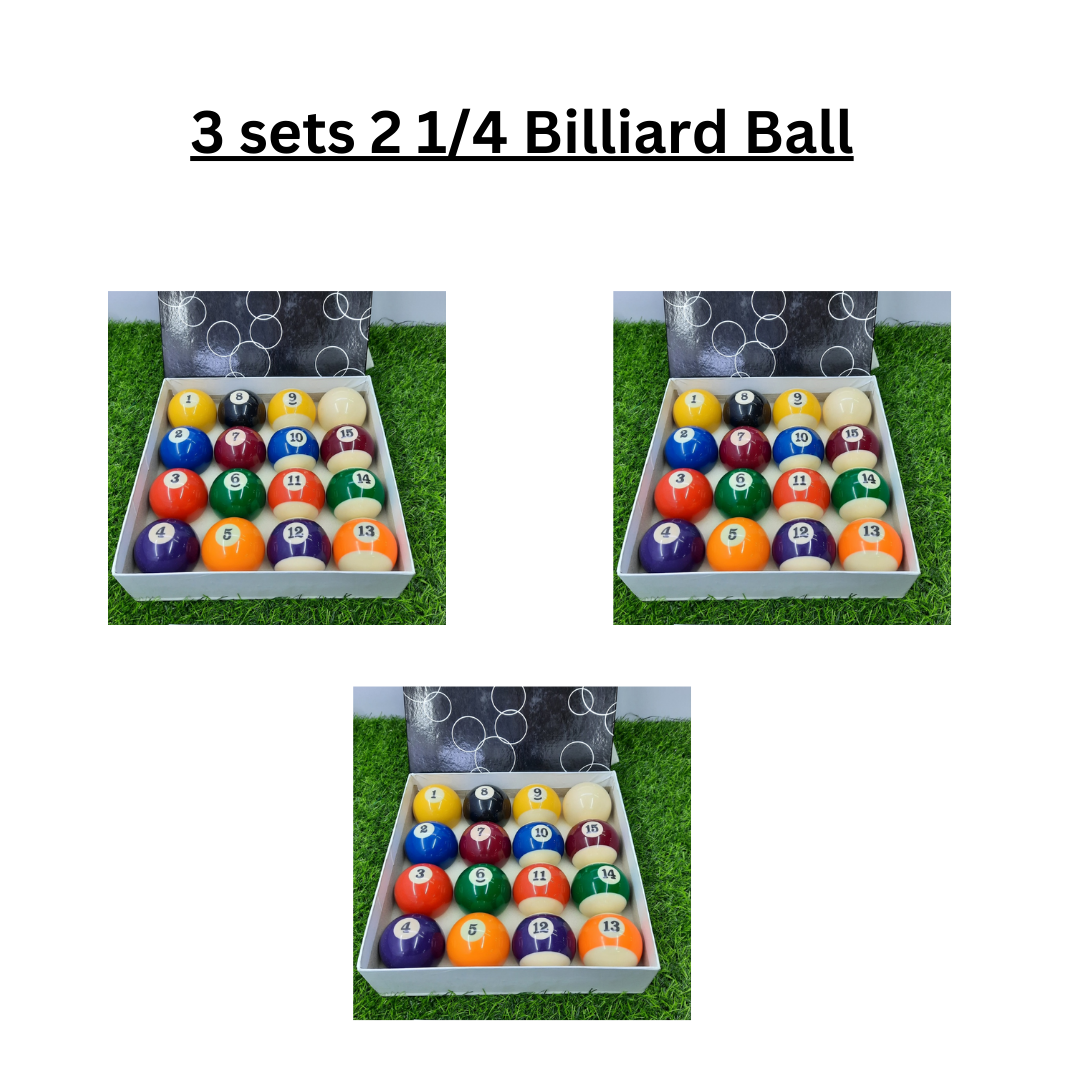 3sets 2 1/4 inch Senior size Ball set for Mini Billiards / Bola ng ...