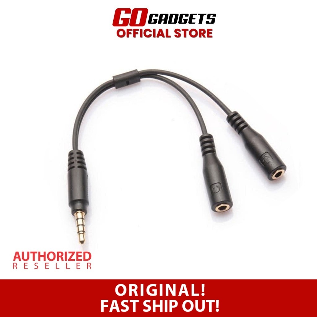 moxurnf SPARE PARTS Dual Jack to Single Jack Audio Mic Adapter 3.5mm Y ...