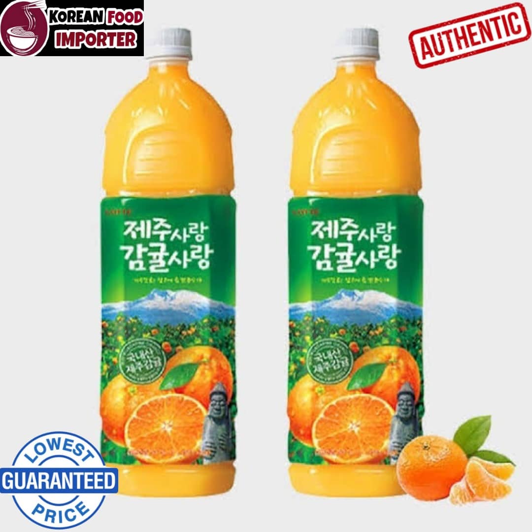 Lotte JEJU Mandarin Orange Juices 1.5L from Jeju island authentic korean products | Lazada PH