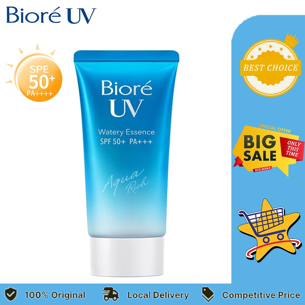 BIORE UV Aqua Rich Watery Essence SPF 50+ PA++++ sunscreen watery ...