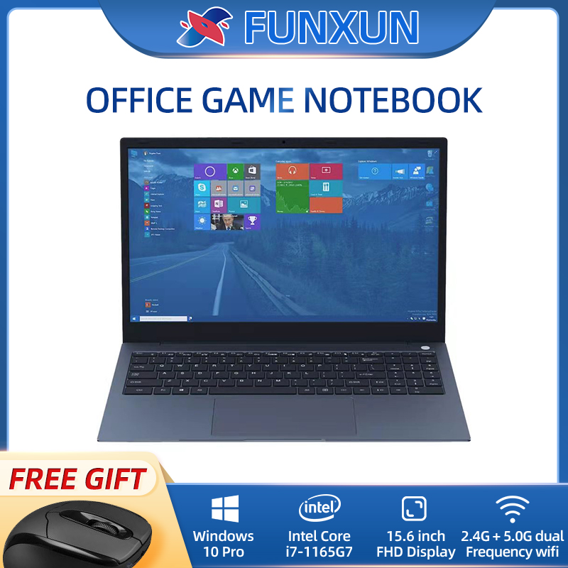FUNXUN Windows 10 Pro Laptop Intel Core i7-1165G7 Processor 8G RAM 128 ...