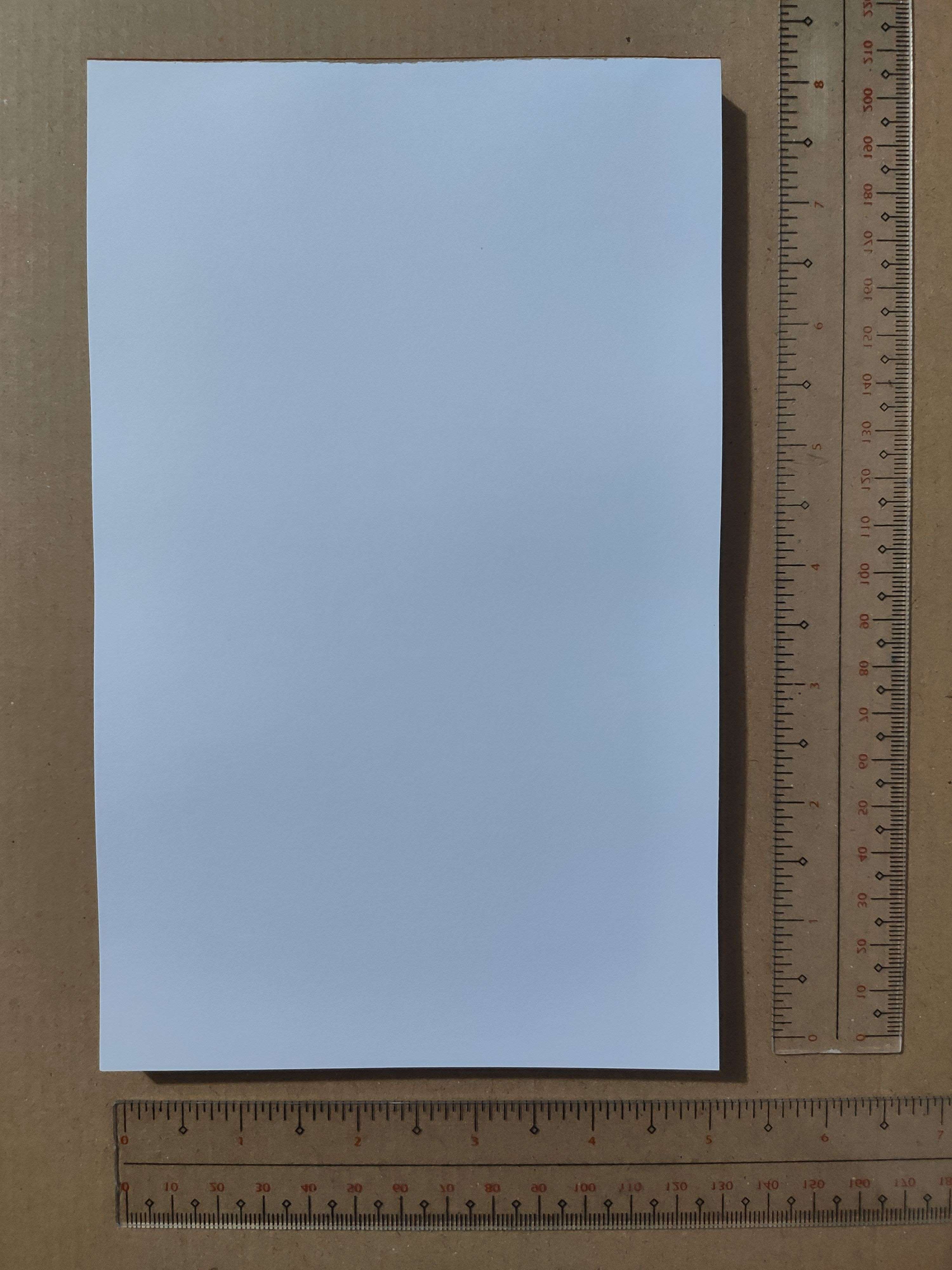 5x8 White and Kraft Note Pad/Desk Pads/Scratch Pad/Blank Sheets 5x8 ...