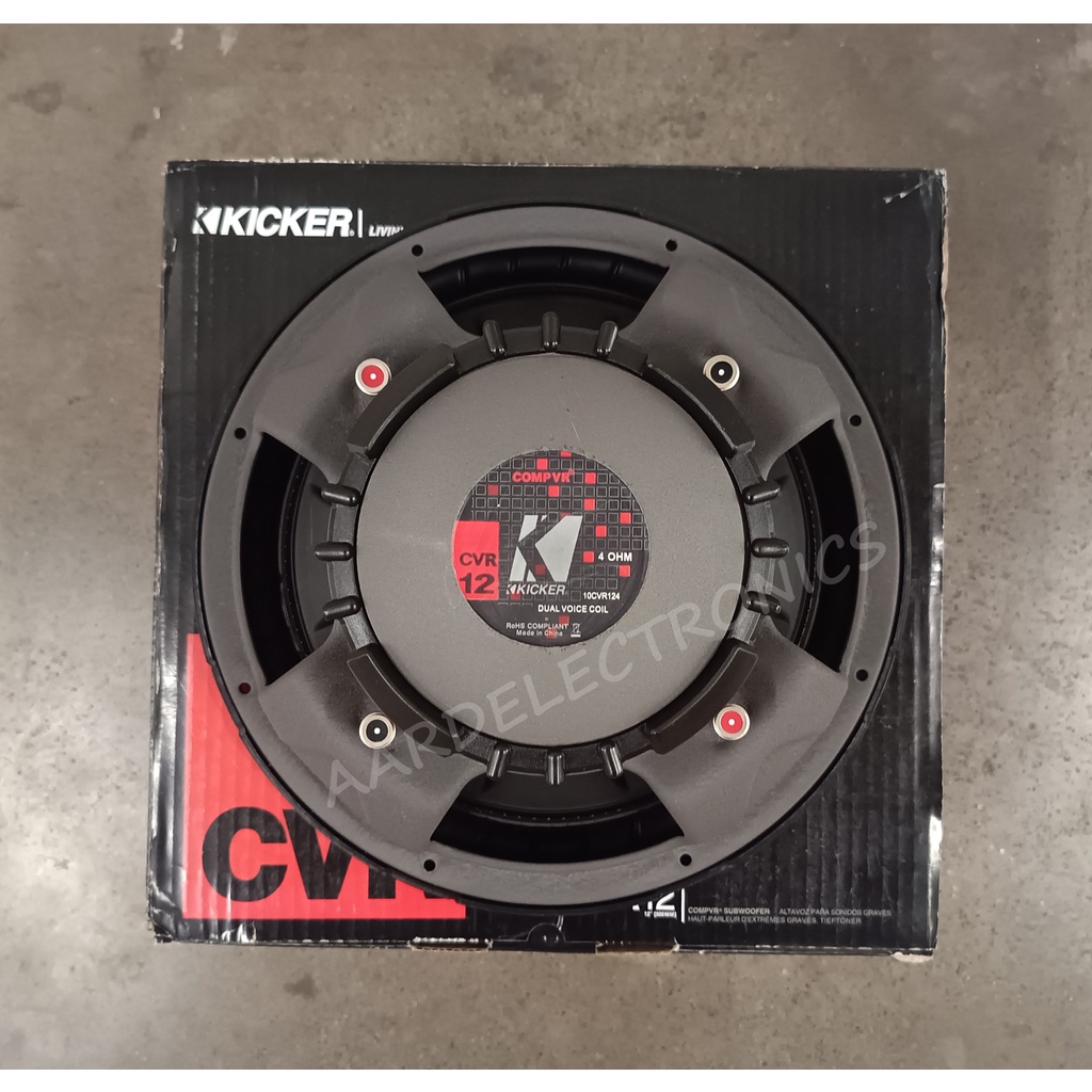 CVR 12 COMPVR Car Subwoofer Kicker Speaker | Lazada PH