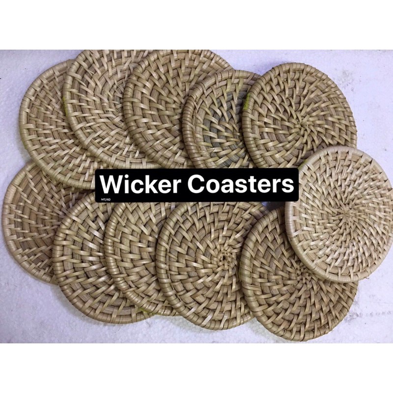 Wicker / Rattan Native Coasters | Lazada PH