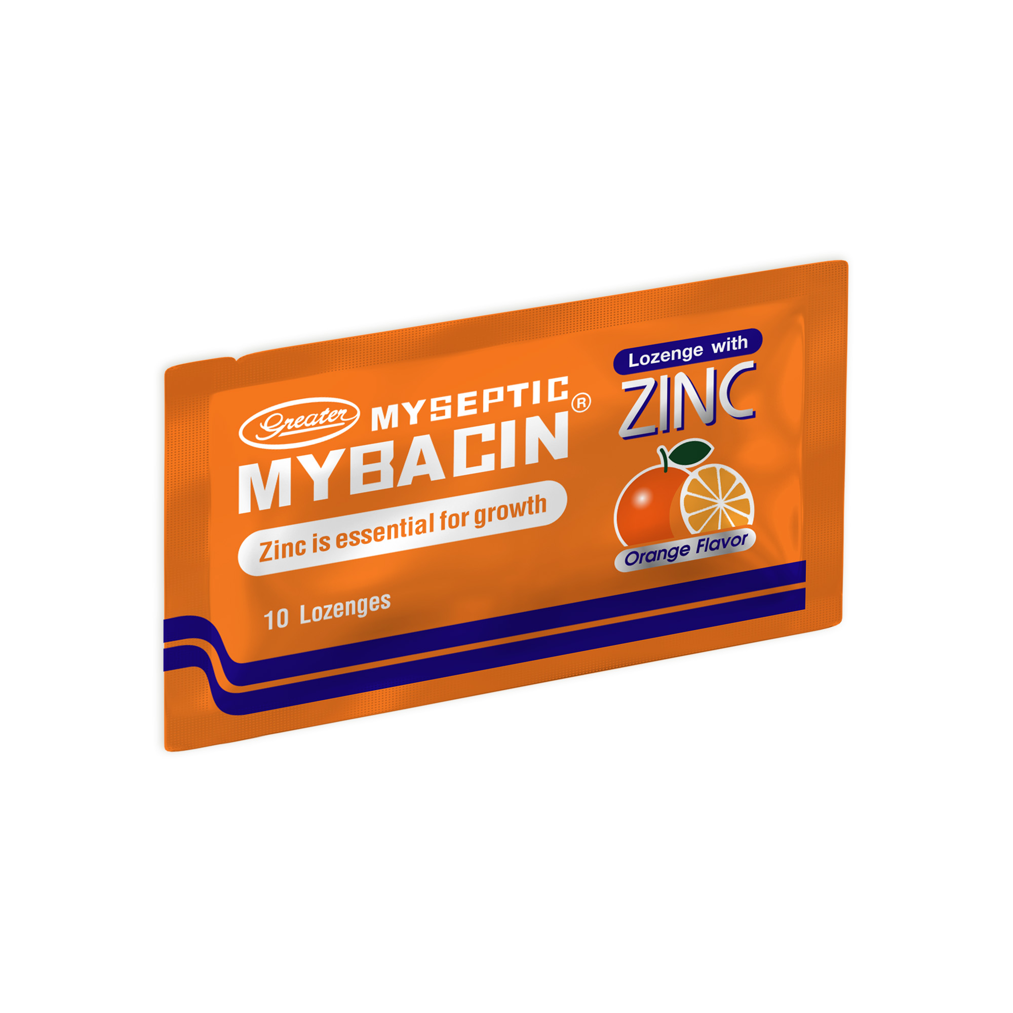 Myseptic Mybacin Lozenges Orange Flavor 10 Lozenges | Lazada PH