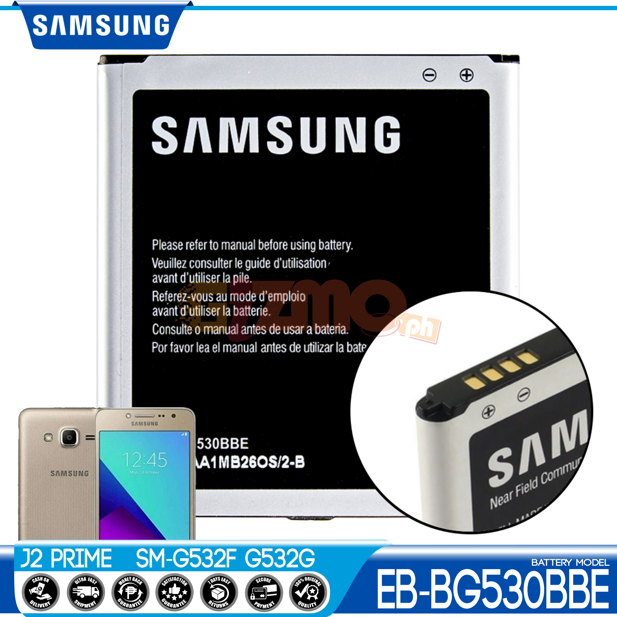 J2 Prime Samsung Galaxy g532 Battery Original Quality and Capacity ...