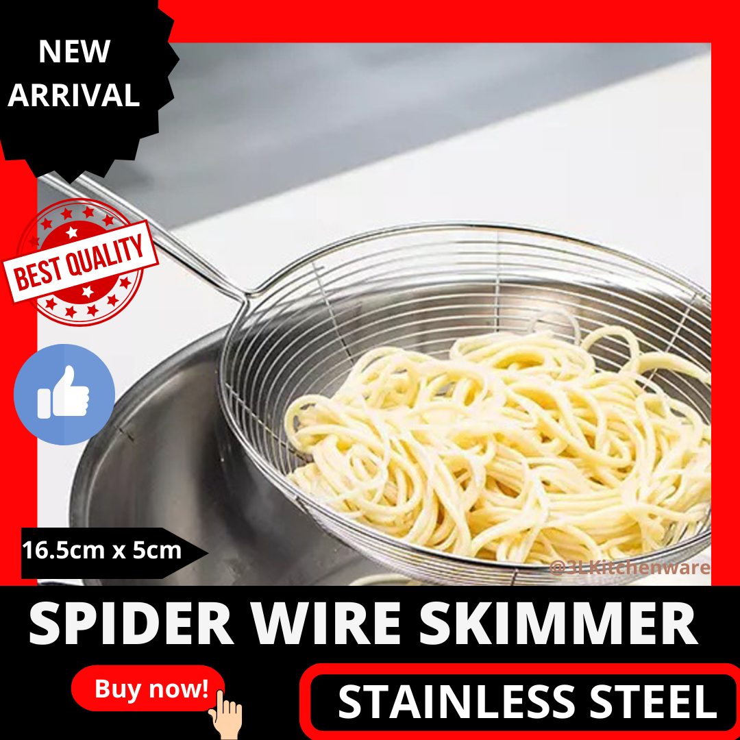 304 HIGH QUALITY STAINLESS STEEL DEEP AND LONG SPIDER STRAINER WIRE ...
