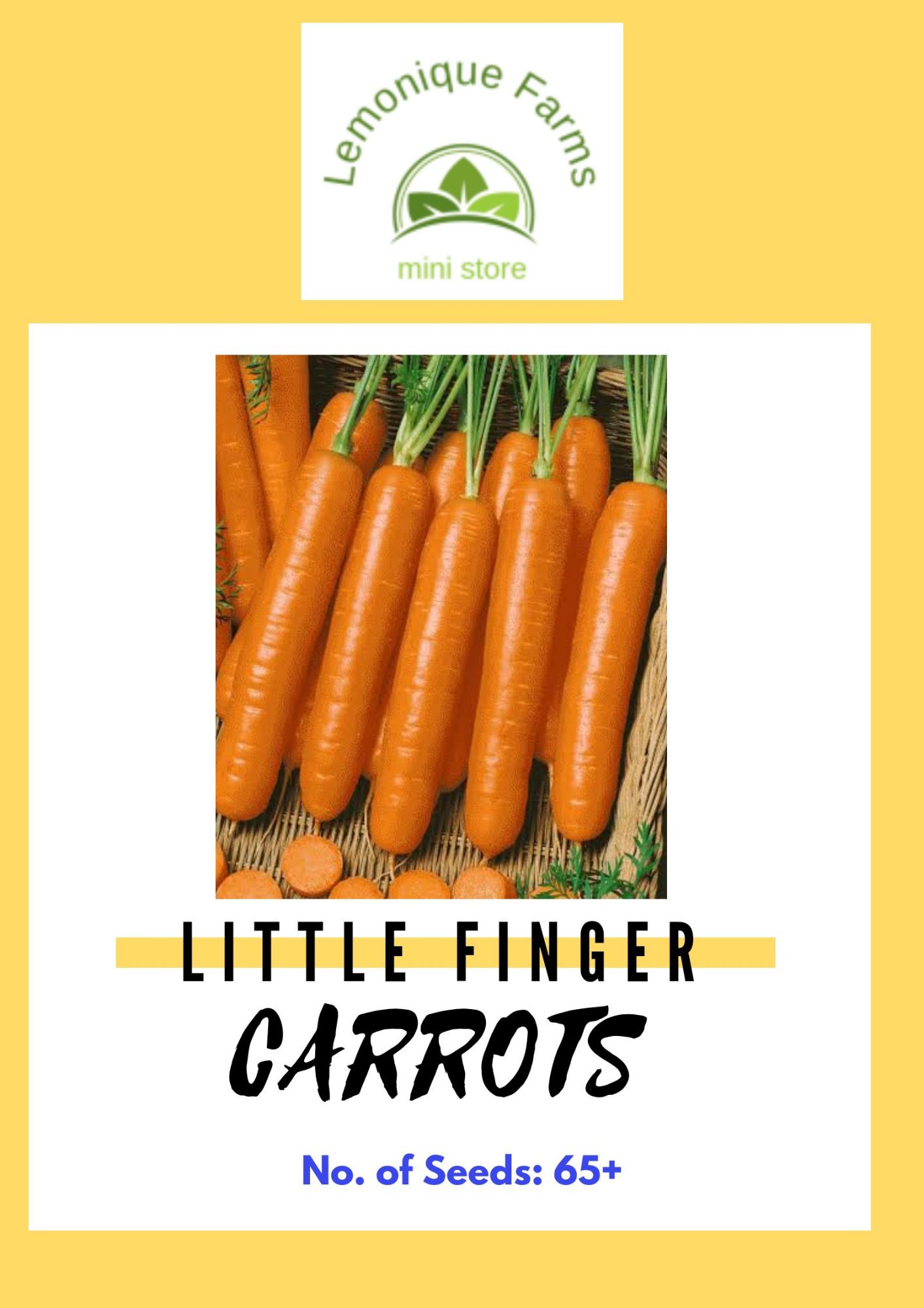 tiny little finger carrots heirloom vegetable seeds midget carrots ...