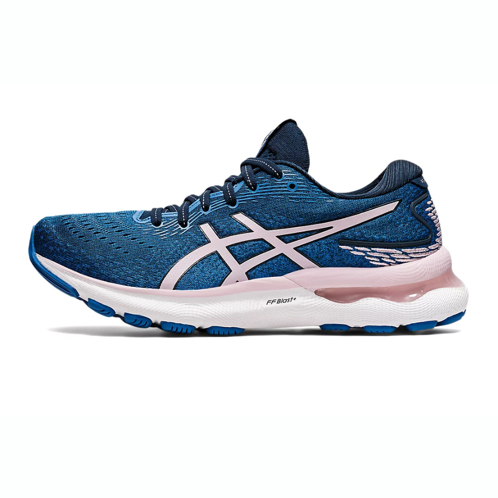 Asics Gel-Nimbus 24 - Women Running Shoes (French Blue | Barely Rose ...