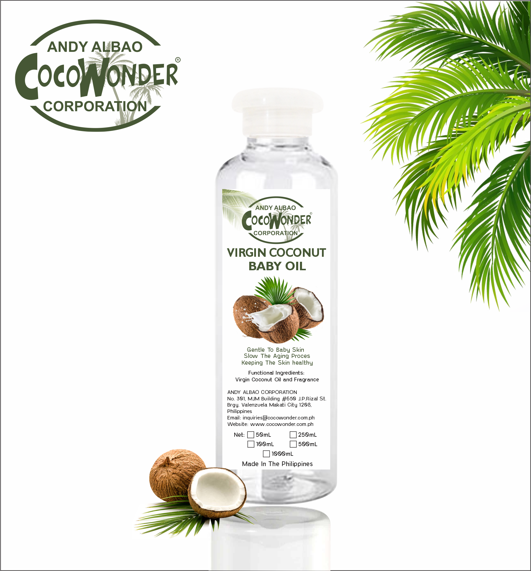 Virgin Coconut Baby Oil 250ml | CocoWonder | Lazada PH