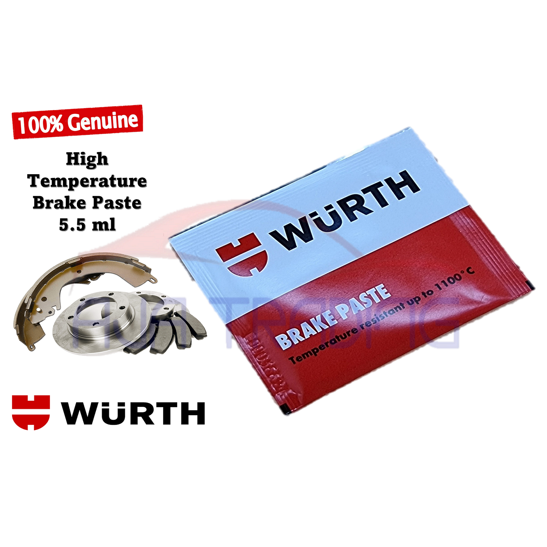 Wurth High Temperature Brake Paste 5.5mL - Art# 08931105 | Lazada PH