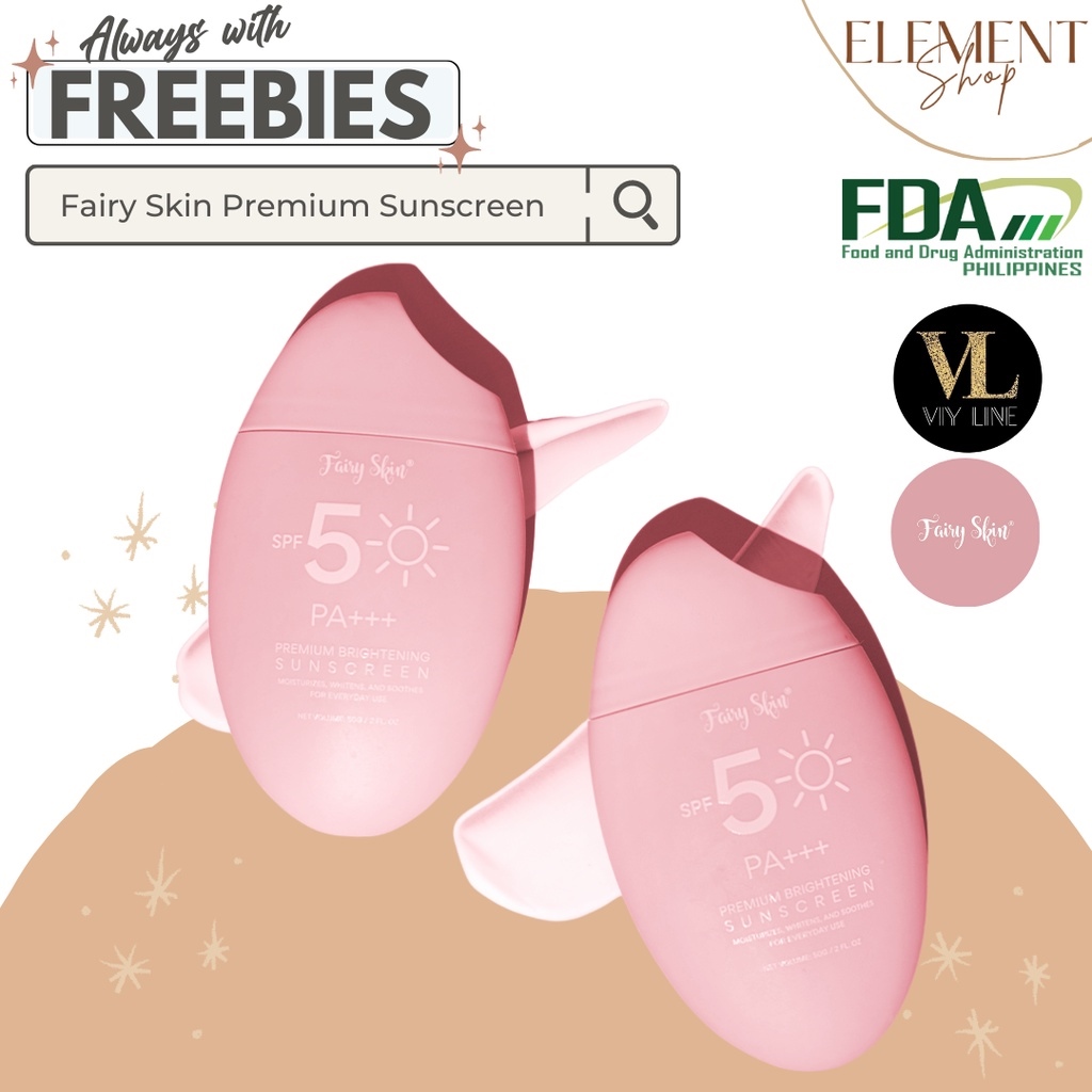 COD Fairy Skin Sunscreen by Viyline Premium with SPF 50 PA 50g | Lazada PH
