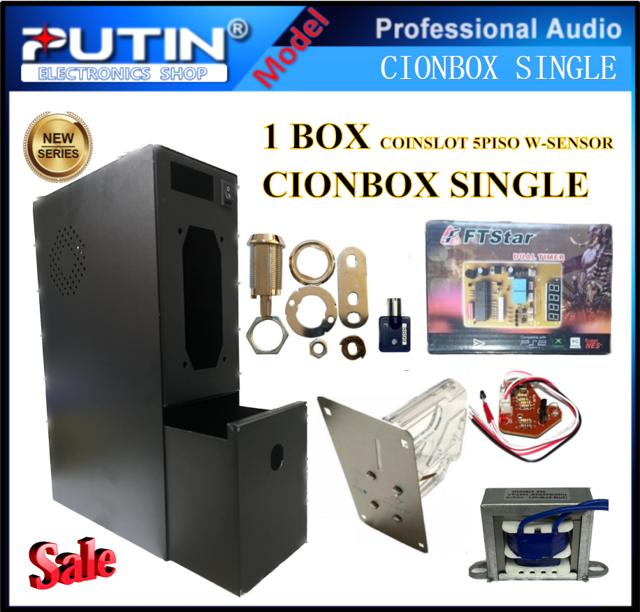 The 1Box Complete Pisonet One Piece w/Parts /High Power Relay Coin Slot ...
