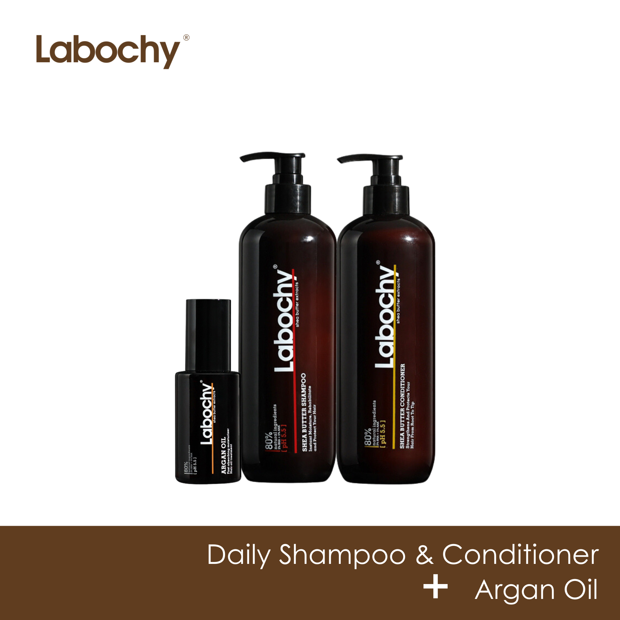 Labochy Daily Shampoo and Conditioner with Argan Oil | Lazada PH