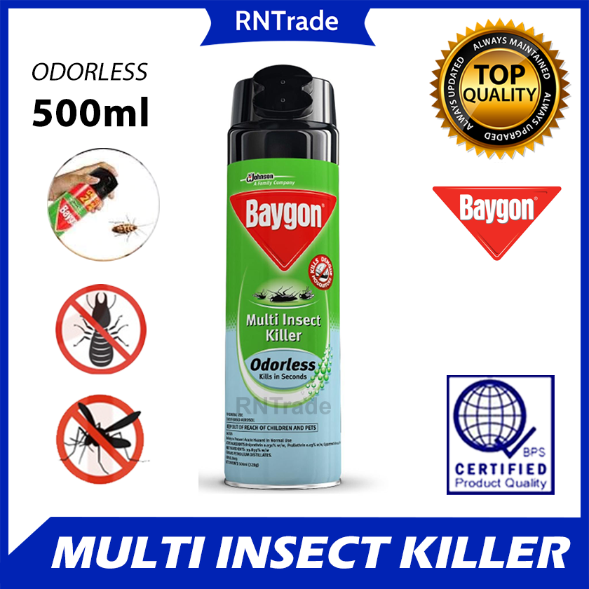 Baygon Multi-Insect Killer Odorless 500ml | Lazada PH