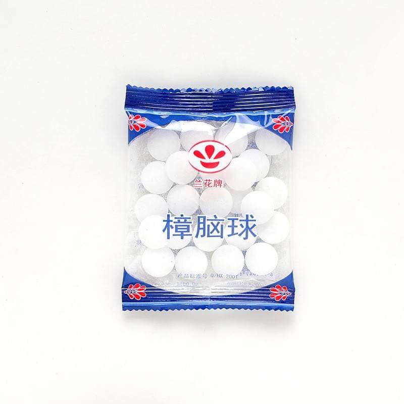 New 20pcs/bag Natural Mothballs Anti-mold Moth Repellent Camphor Ball ...