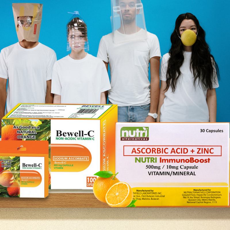 "Double Your Protection" FDA Approved 1 Box (30 Capsules) Nutri Immuno Boost Ascorbic Acid + 1 ...