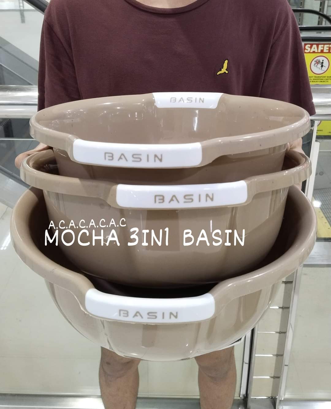3-in-1 plastic Basin, Palanggana Aesthetic Set | Lazada PH