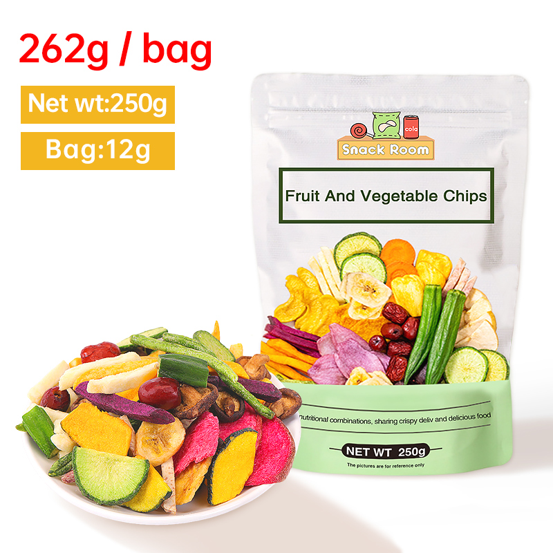 Mr.Squirrel Vegetable chips Mixed 12 Types Dried Fruits and vegetables ...