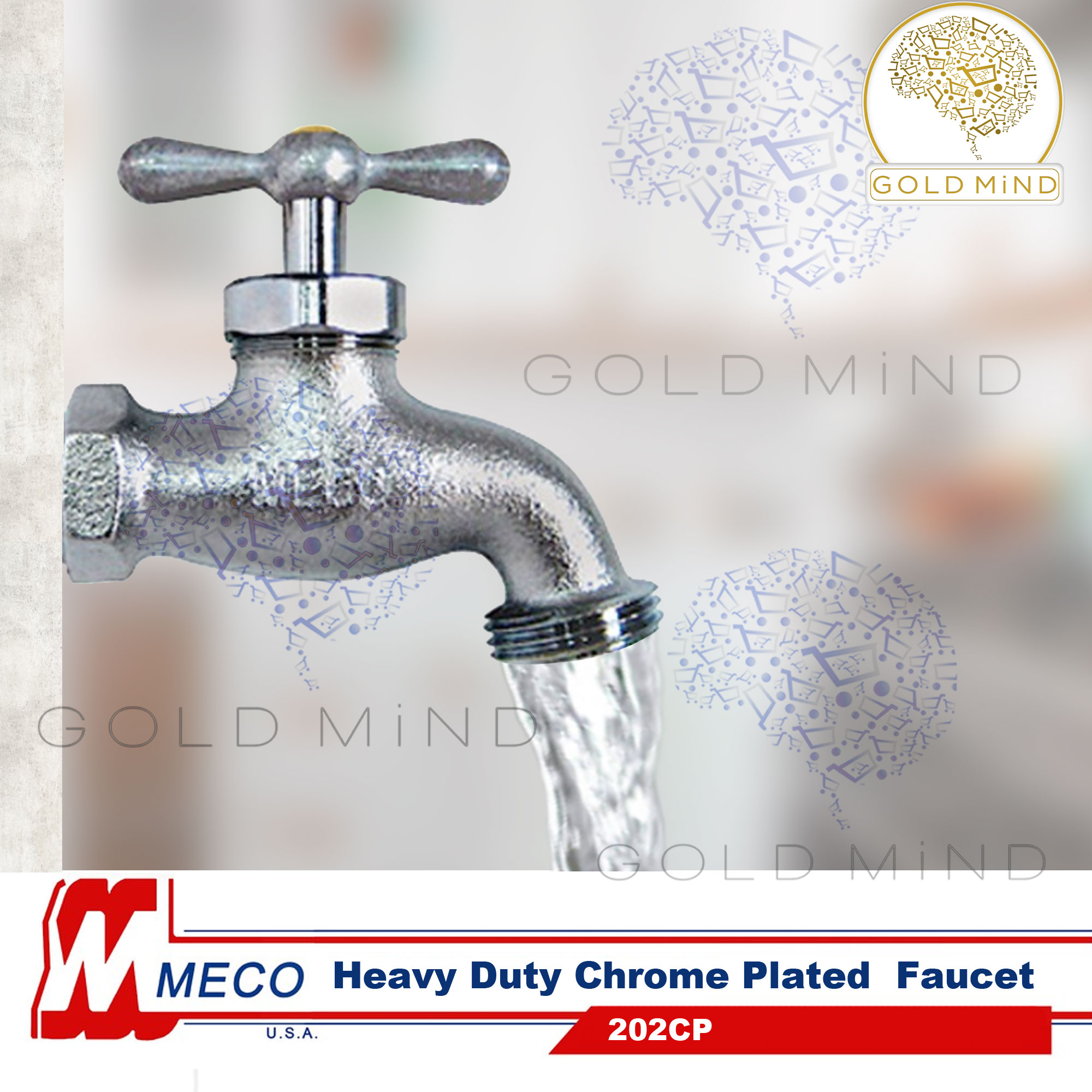 Meco Multi-Purpose Faucet Hose Bibb Chrome Plated 1/2" | Lazada PH