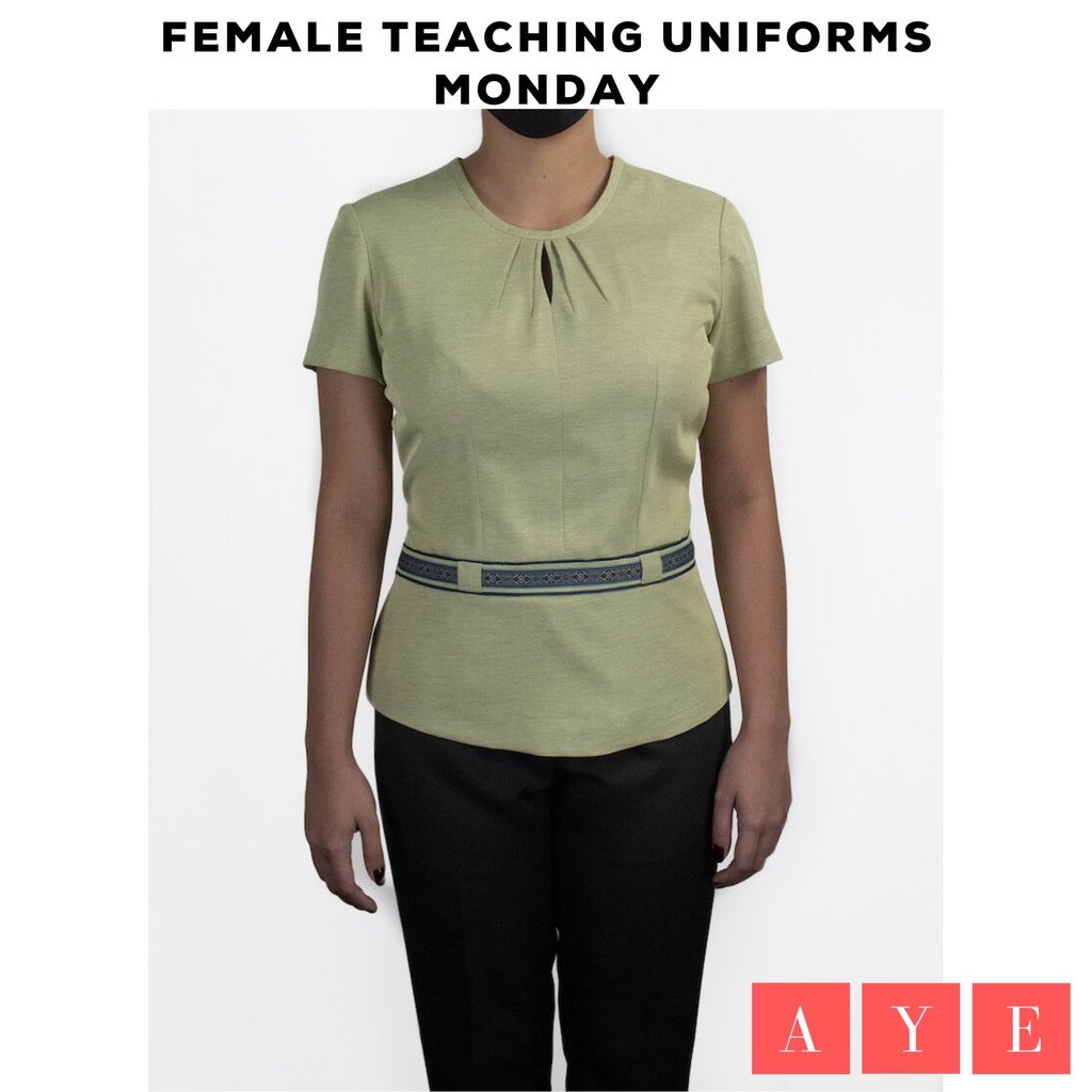 School Teacher Uniform Female Set - DepEd Released 2021 Uniform for ...