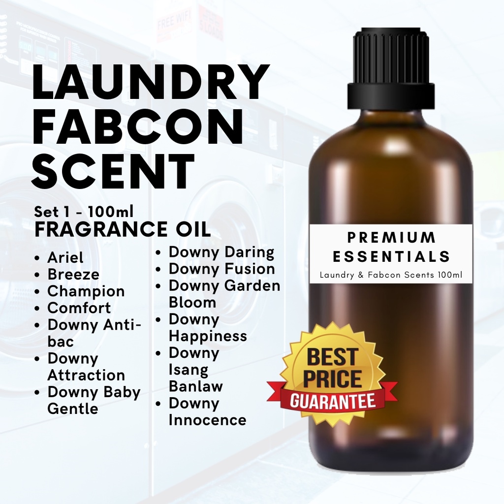 DETERGENT FABCON LAUNDRY SCENT FRAGRANCE OIL (100ml) SOAP FABCON ROOM ...