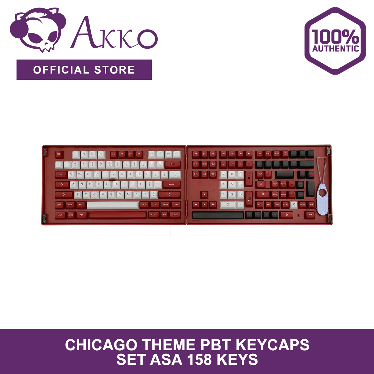 Akko Chicago Theme PBT Keycaps Set ASA 158 Keys | Lazada PH