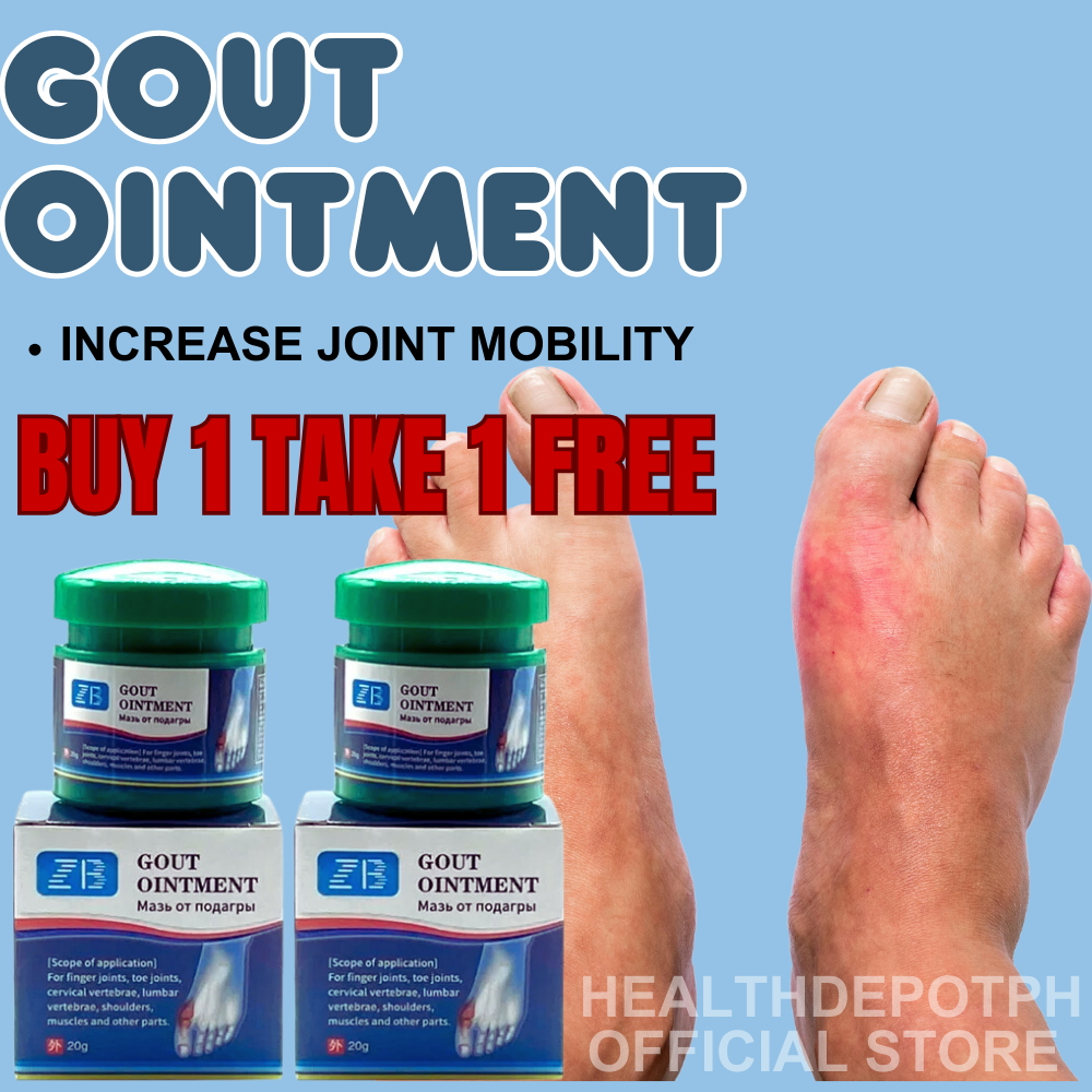 Buy 1 Get 1 Free Gout Ointment Cream ORIGINAL Gout Remover Toe Finger ...