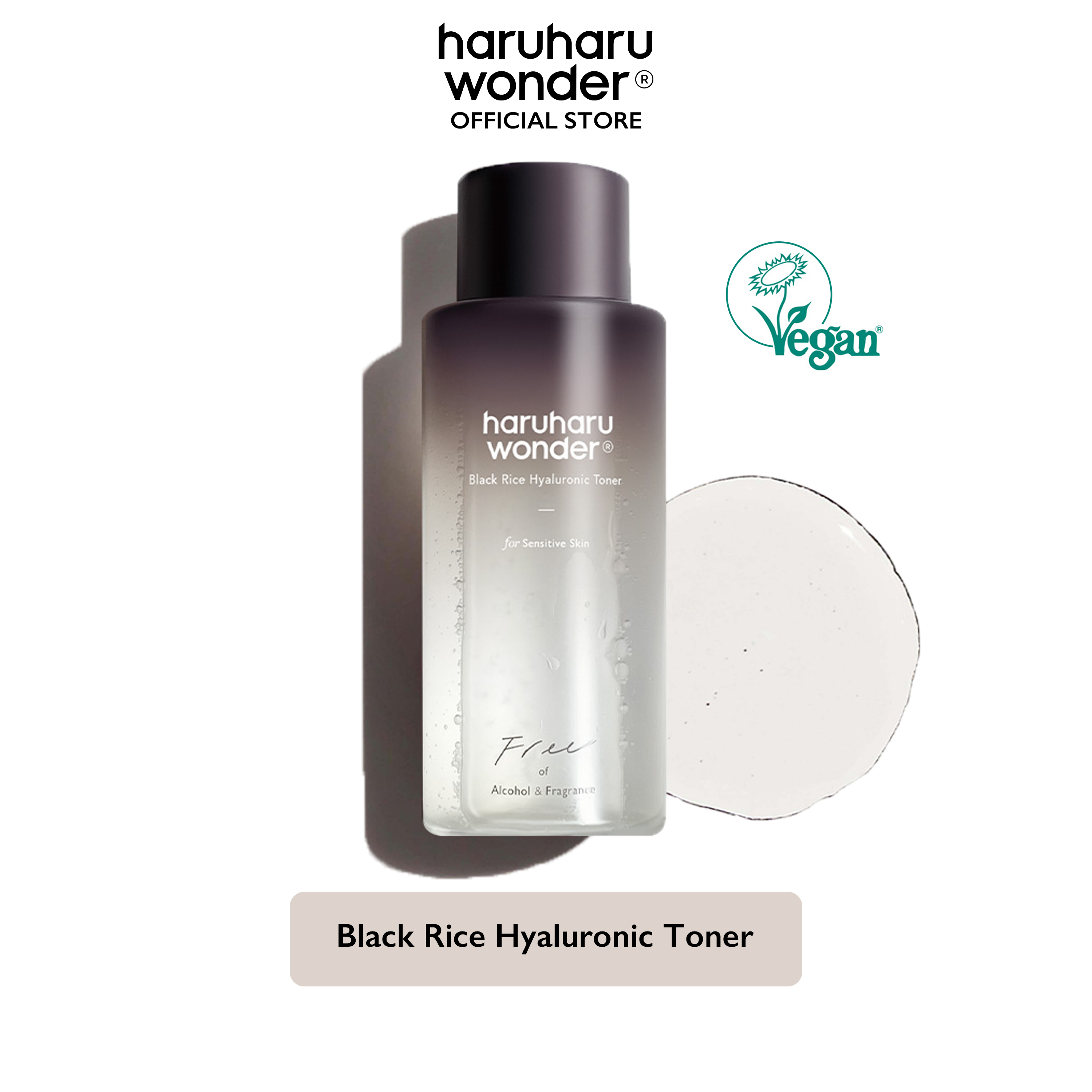 Haruharu Wonder Black Rice Hyaluronic Toner Fragrance Free 150mL ...