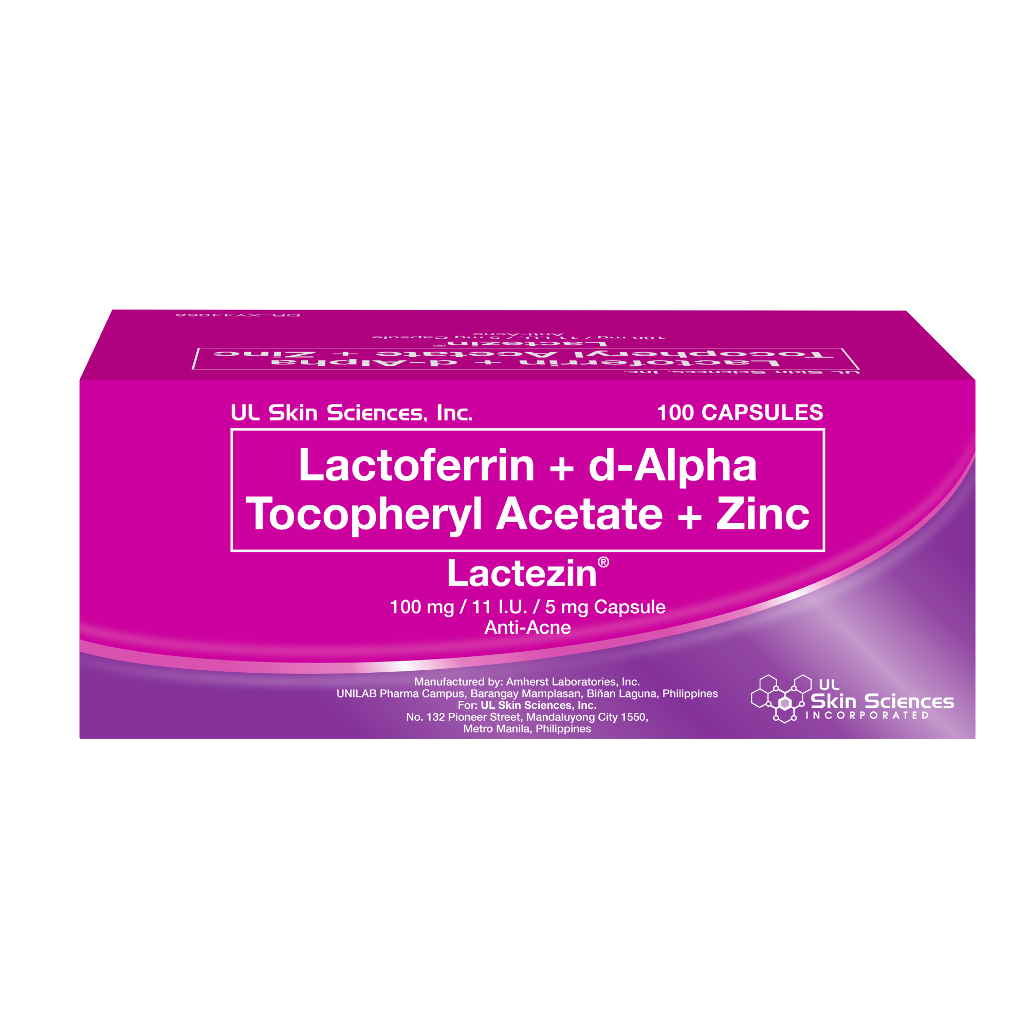 LACTEZIN 100mg/11 IU/5mg Anti-Acne Capsule (Sold per Capsule) | Lazada PH