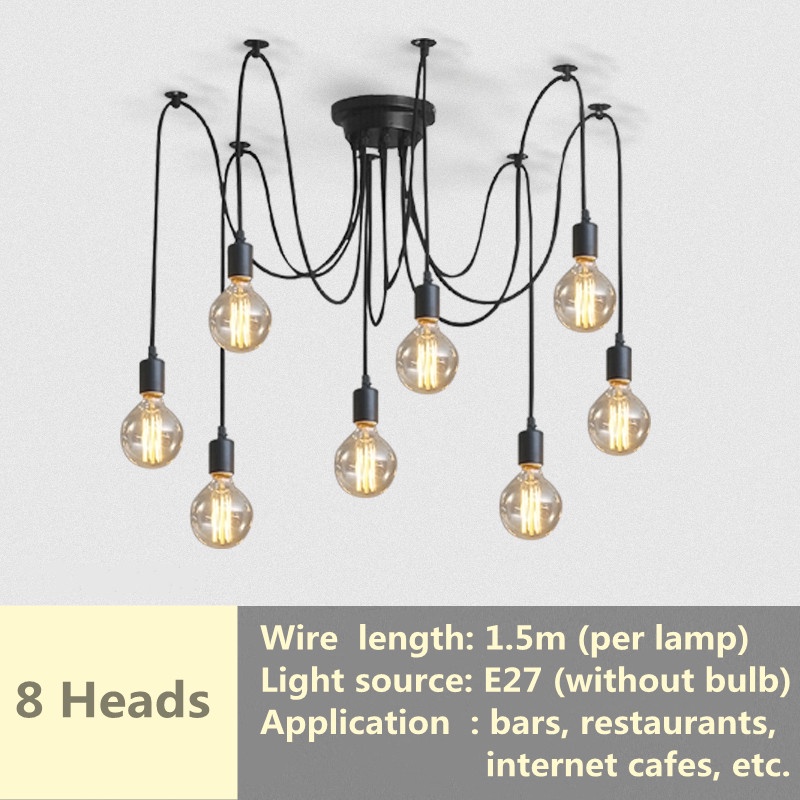 【SOLO】Retro Bar Counter Light Chandelier Multi-Light Pendant Lamp ...