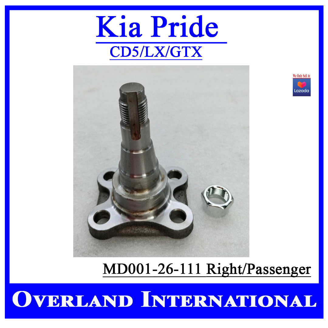 HUB SPINDLE WITH NUT, (Sold By Pair or By Piece) , Rear Left MD001-26 ...